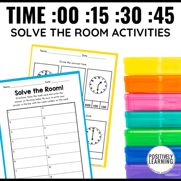 Solve the Room: Telling Time - Positively Learning