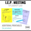 Student Led IEP Meeting Kit - Positively Learning