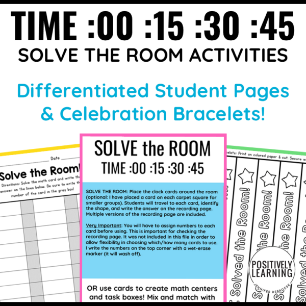 Solve the Room: Telling Time - Positively Learning