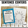 Snowman Sentences - Positively Learning