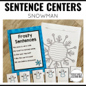 Snowman Sentences - Positively Learning