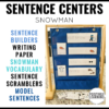 Snowman Sentences - Positively Learning