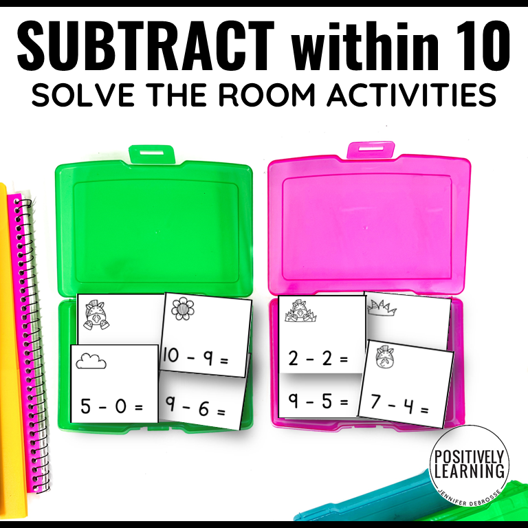 Solve the Room Subtraction - Positively Learning