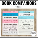 March Visual Book Companions - Positively Learning