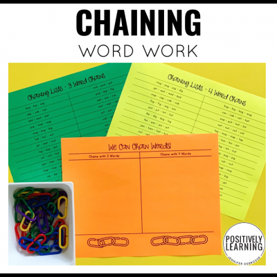 Chaining Word Work - Positively Learning