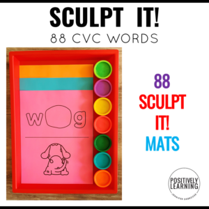 Playdough Word Work - Positively Learning