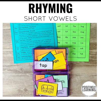 Rhyming Short Vowels - Positively Learning