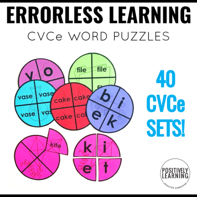 Silent E Puzzles - Positively Learning
