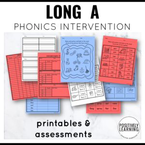 Long A Phonics Activities - Positively Learning