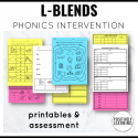 L-Blends Phonics - Positively Learning