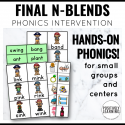 Final Blends nd, ng, nt, nk - Positively Learning