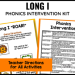 Long I Phonics Activities - Positively Learning