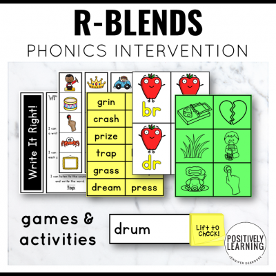 R-Blends Phonics Activities - Positively Learning
