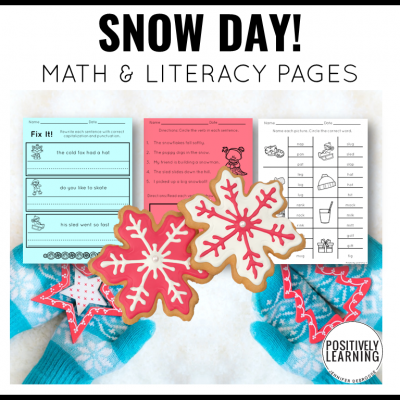 Snow Day Packet - Positively Learning
