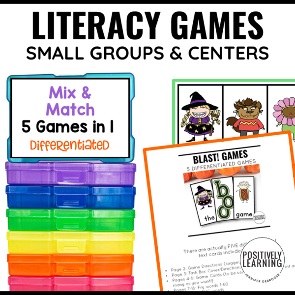 Halloween Literacy Games - Positively Learning