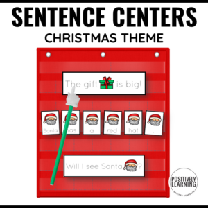 Christmas Writing Centers - Positively Learning