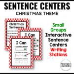 Christmas Writing Centers - Positively Learning
