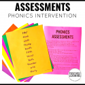 Phonics Assessments for K-2 - Positively Learning