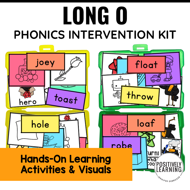 Long O Phonics Activities - Positively Learning