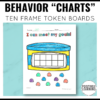 Behavior Charts Ten Frames - Positively Learning