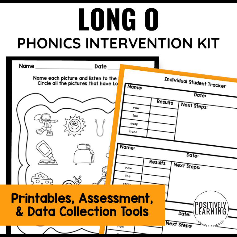 Long O Phonics Activities - Positively Learning