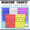 Behavior Charts Ten Frames - Positively Learning