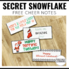 Secret Snowflake Notes - Positively Learning