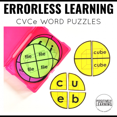 Silent E Puzzles - Positively Learning
