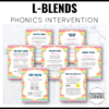 L-Blends Phonics - Positively Learning