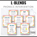 L-Blends Phonics - Positively Learning