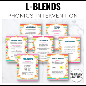 L-Blends Phonics - Positively Learning
