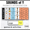 Sounds of Y Phonics Activities - Positively Learning