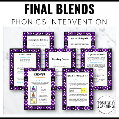 Final Blends Centers - Positively Learning