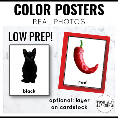 Colors Classroom Posters - Positively Learning