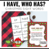 Christmas Sight Words Game - Positively Learning