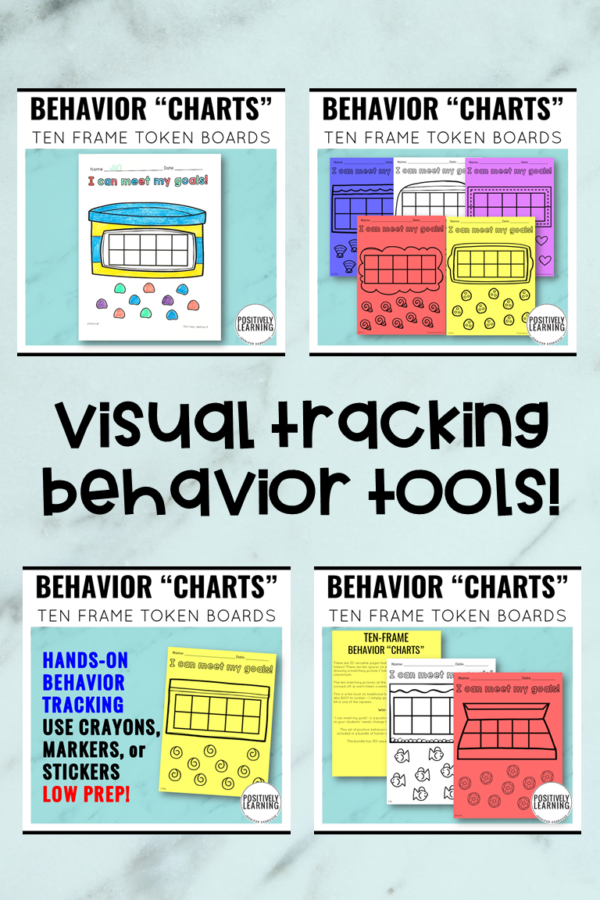 Behavior Charts Ten Frames - Positively Learning