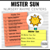 Mister Sun Literacy Centers - Positively Learning