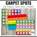 Carpet Seating Charts - Positively Learning