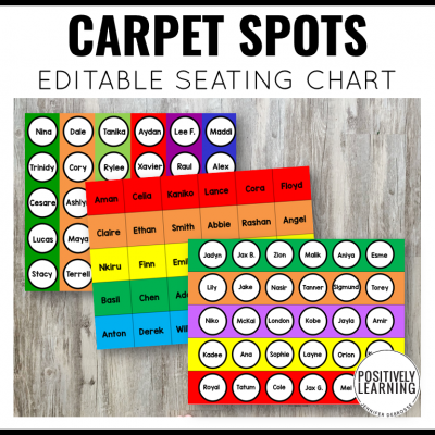 Carpet Seating Charts - Positively Learning