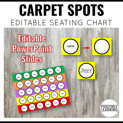 Carpet Seating Charts - Positively Learning