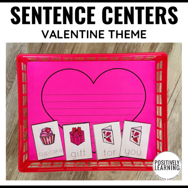 Valentine Sentence Centers - Positively Learning