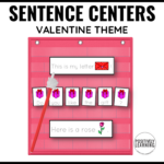 Valentine Sentence Centers - Positively Learning