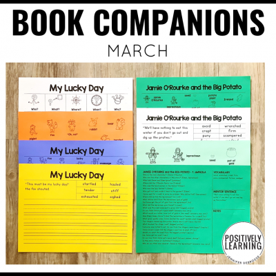 March Visual Book Companions - Positively Learning