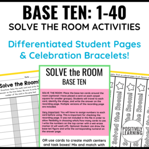 Solve the Room Base Ten - Positively Learning