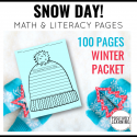 Snow Day Packet - Positively Learning