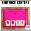 Valentine Sentence Centers - Positively Learning