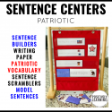 Patriotic Sentence Writing - Positively Learning