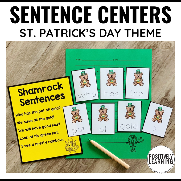 St. Patrick's Day Writing - Positively Learning