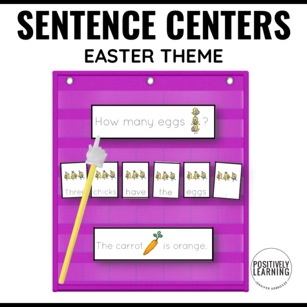 Easter Writing Centers - Positively Learning