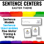 Easter Writing Centers - Positively Learning